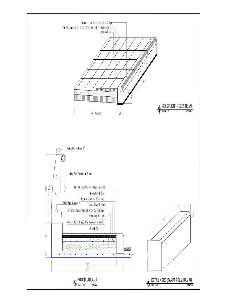 PDF Ded Jembatan Kupang Baru Precast | PDF