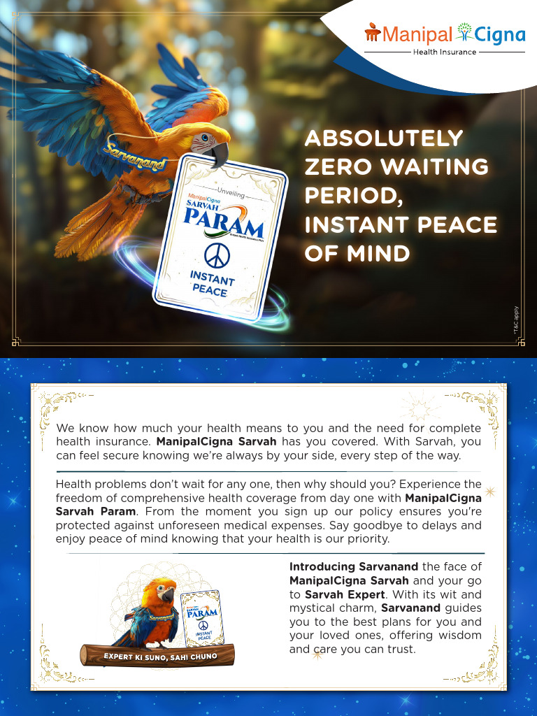 MCHI SARVAH Param Brochure | PDF | Insurance | Deductible