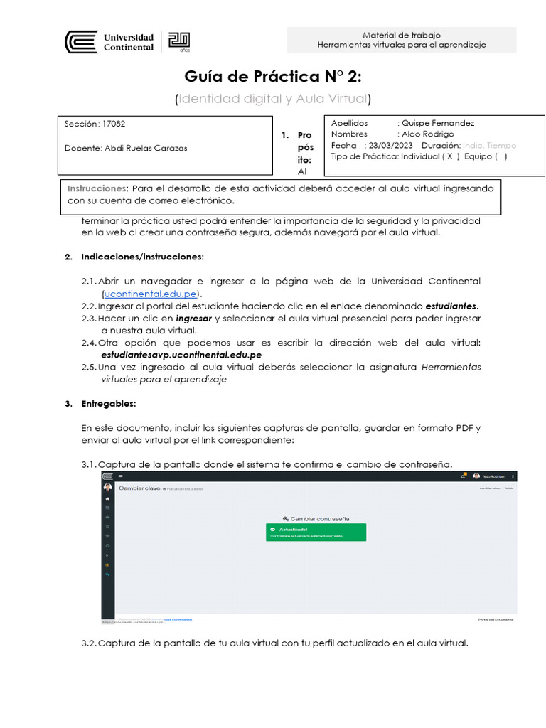 Guia Practica de La Semana 02 | PDF | Red mundial | Internet y web