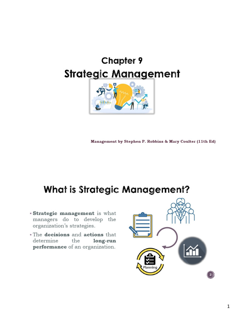 Chapter 9-Strategic Management | PDF | Competitive Advantage | Strategic Management