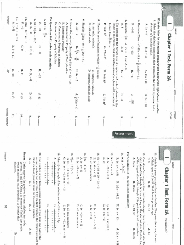 Alternate Midterm Review Packet | PDF