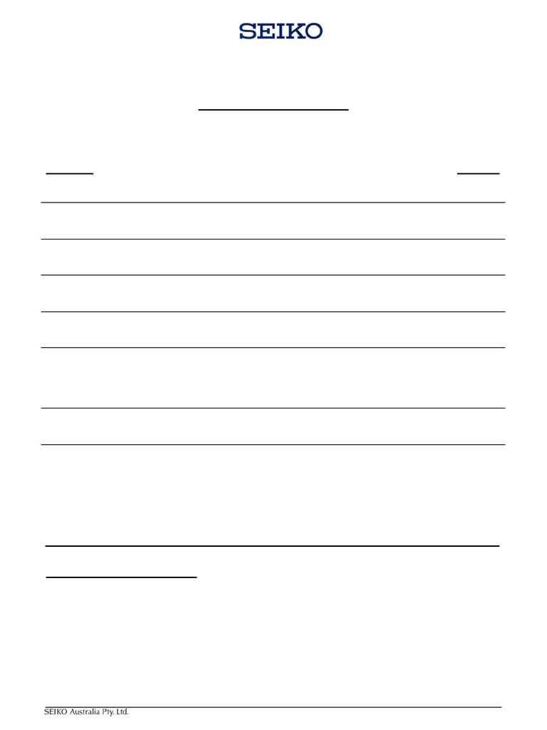 Seiko Retail Price List April | PDF | Watch