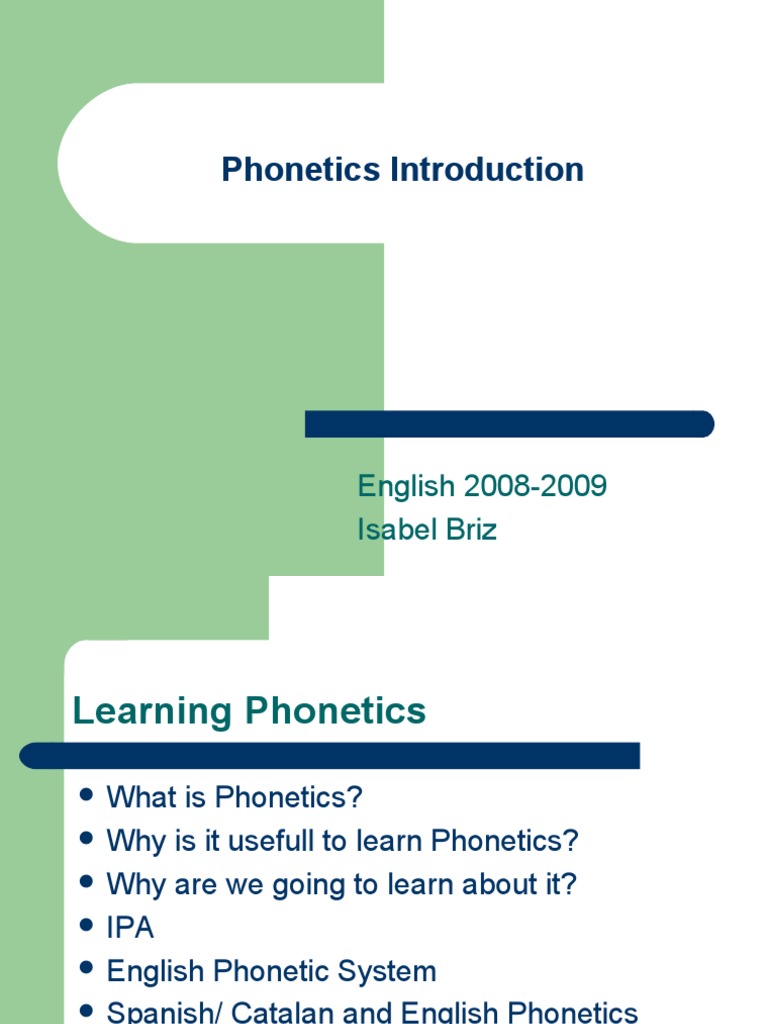 Phonetics Introduction | PDF | Oral Communication | Human Voice