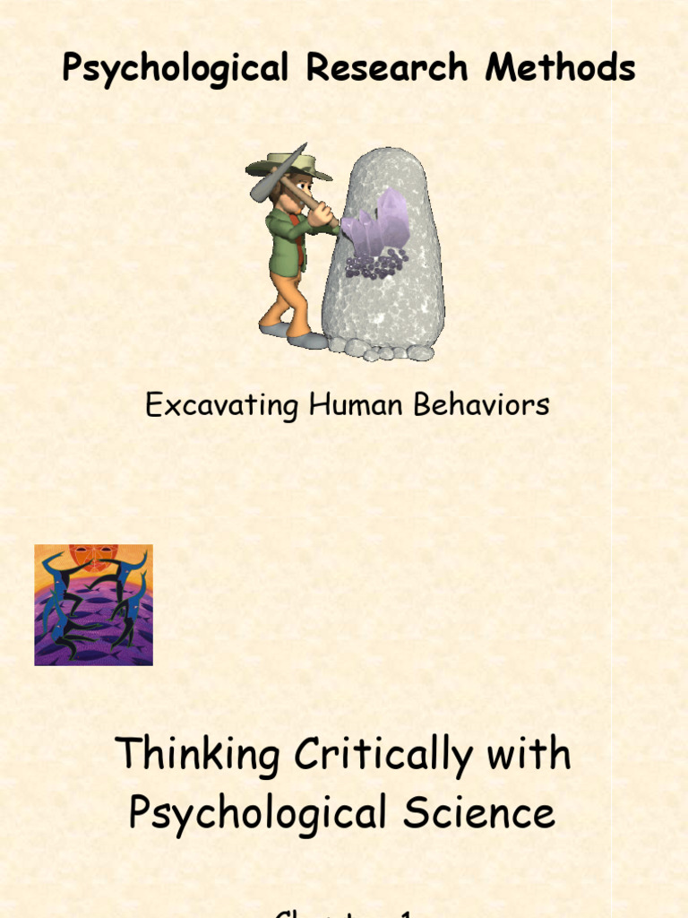 ResearchMethods_Chapter1 | PDF | Experiment | Statistics