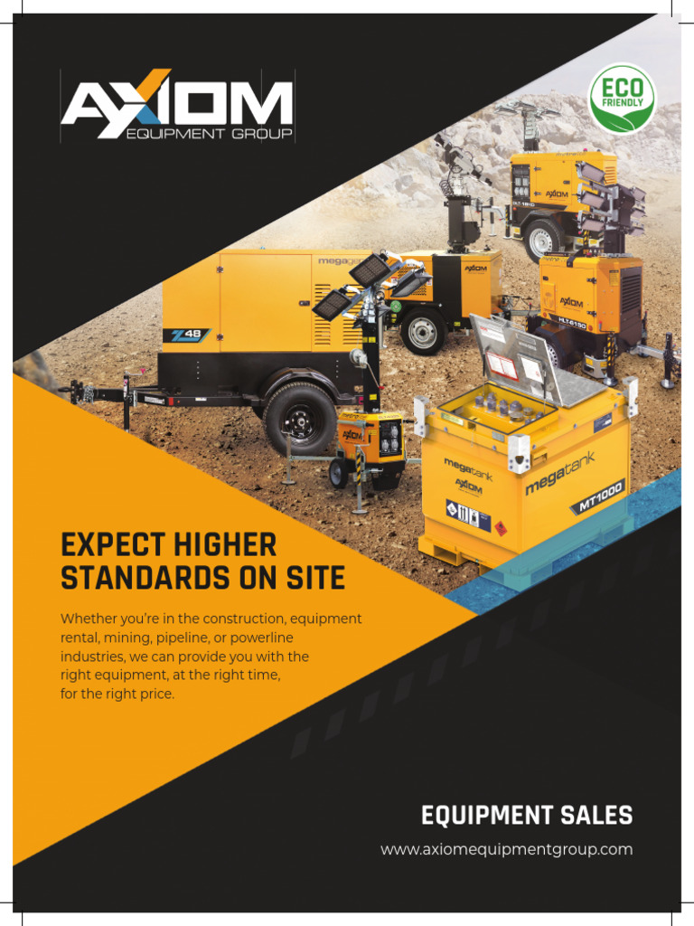 Axiom Equipment Catalogue Print 2024 | PDF | Diesel Engine | Mains ...