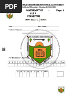 Math pp2 Kcse 2024-1 | PDF