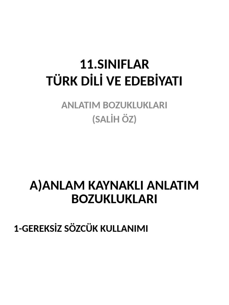 ESEN 11. SINIF | PDF