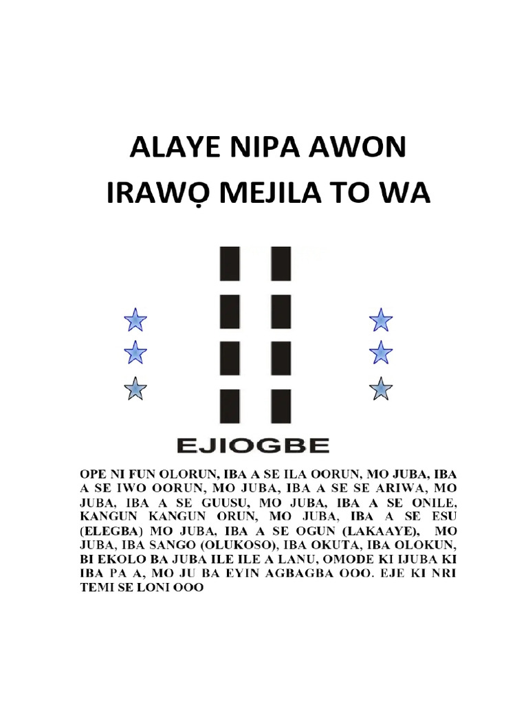 Alaye Nipa Awon Irawo | PDF