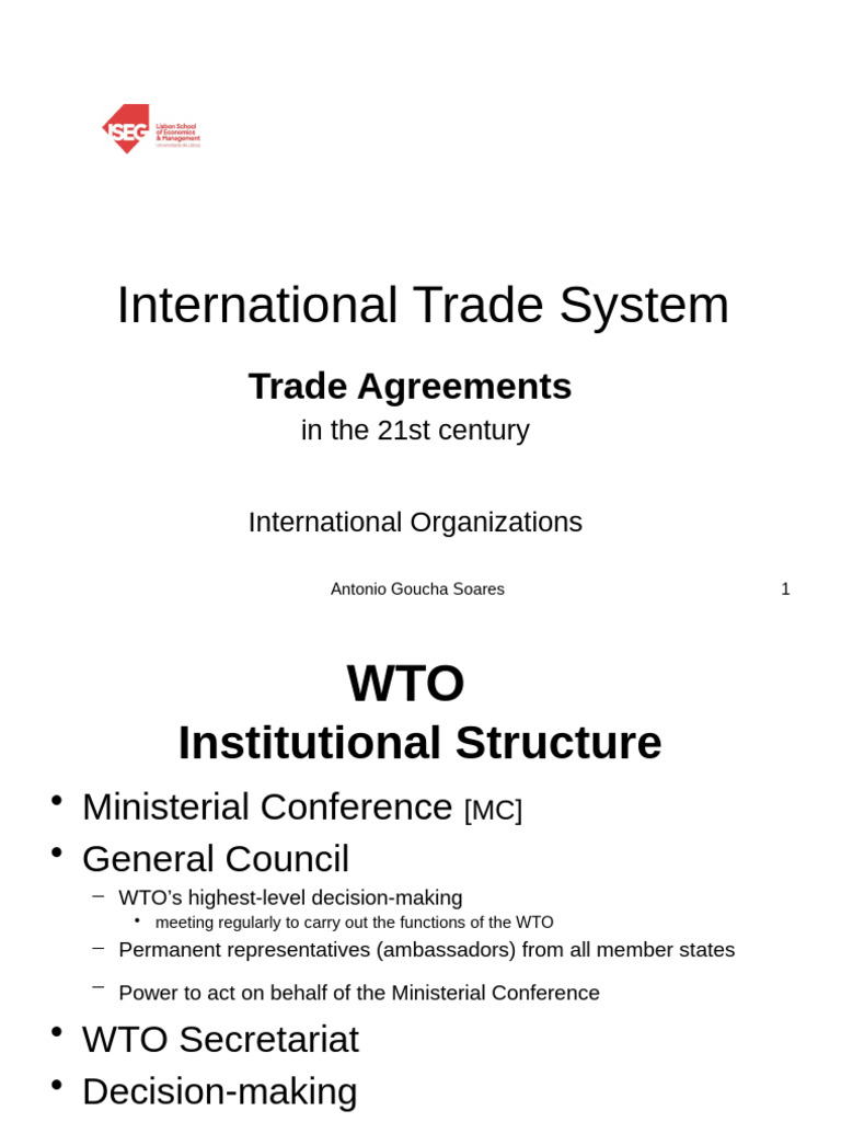 13 - WTO-Trade Agreements | PDF | World Trade Organization | Trans ...