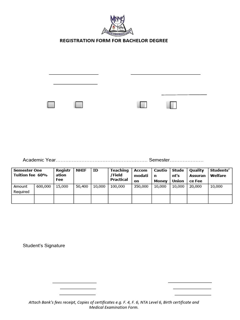 2024-Oct-Mon - Registration Form (Bachelor Degrees - 2023-24) | PDF