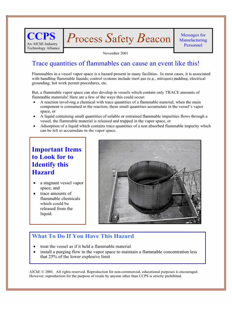 Risks of Flammable Products | PDF