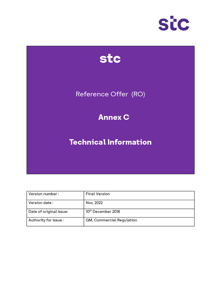 4 Annex C Technical - Nov 2022 | PDF | Ip Multimedia Subsystem | Public ...