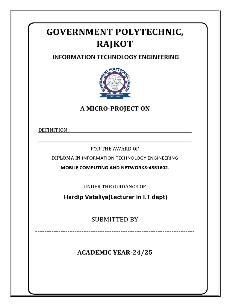 Diploma Project: Mobile Computing | PDF | Business