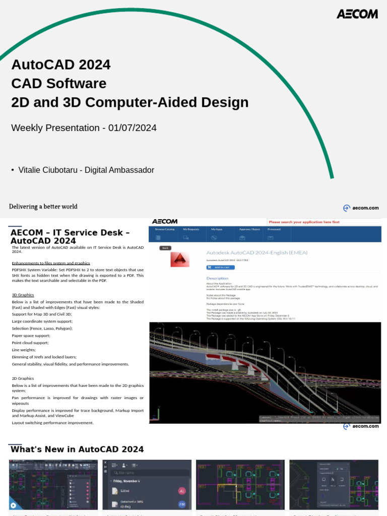 AutoCAD-01 07 24 | PDF | 3 D Computer Graphics | Auto Cad