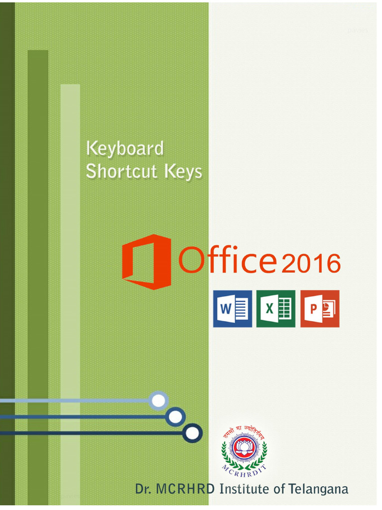 Essential Word 2016 Shortcut Keys | PDF | Computer Keyboard | Microsoft ...