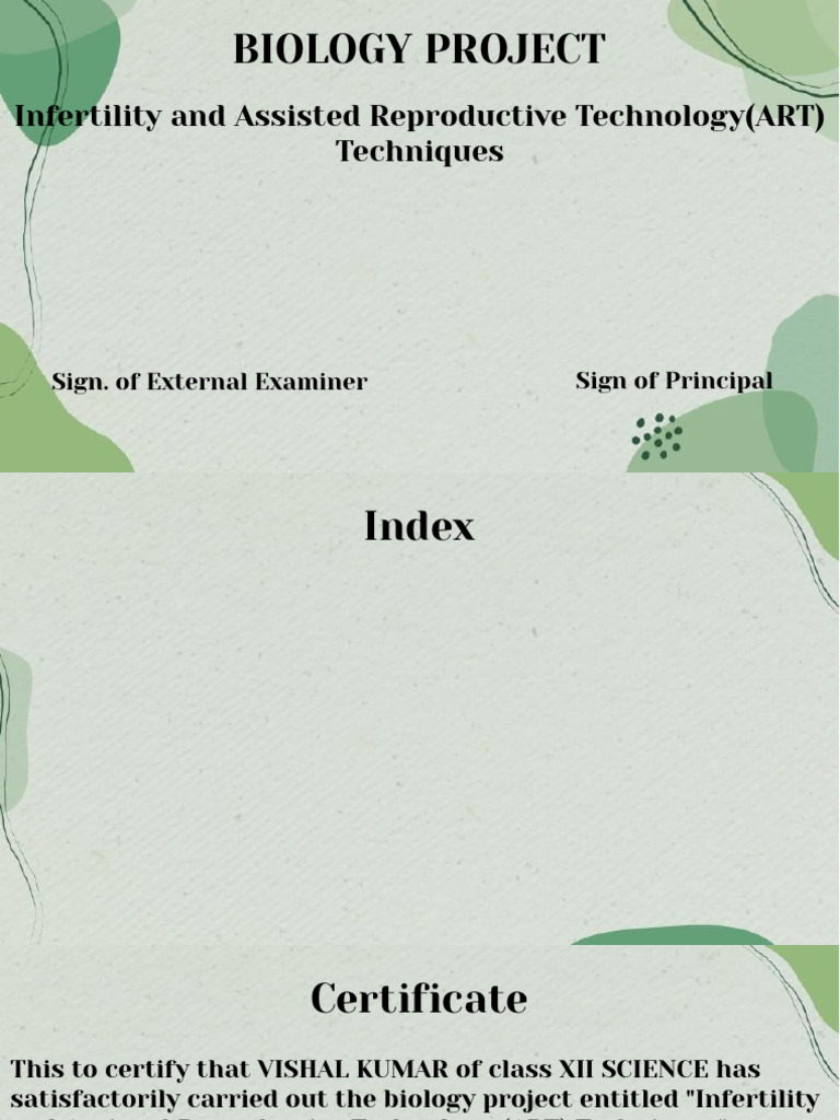 Slidesgo Advancements in Assisted Reproductive Technology A Comprehensive Investigatory Study On ...