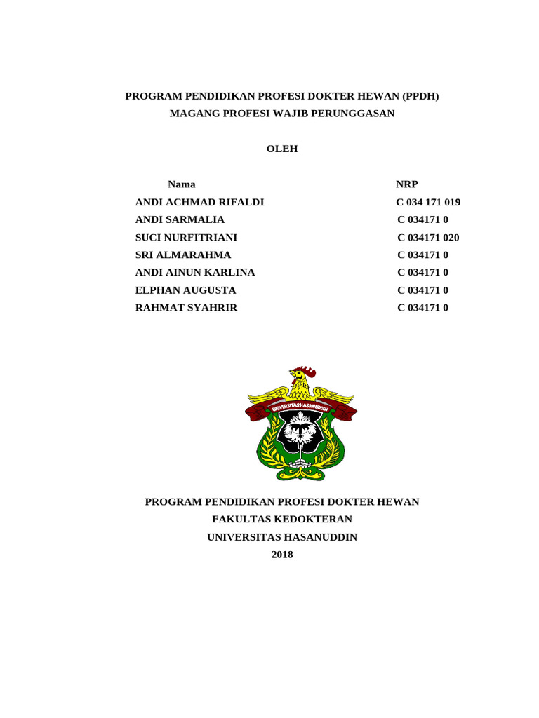 Laporan Unggas KLPK Sidrap | PDF
