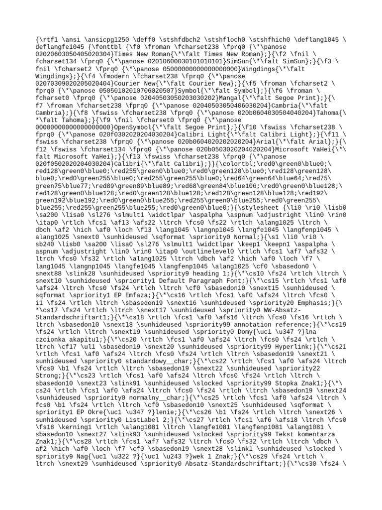 Sprawdzian solems | PDF | Html | Typography