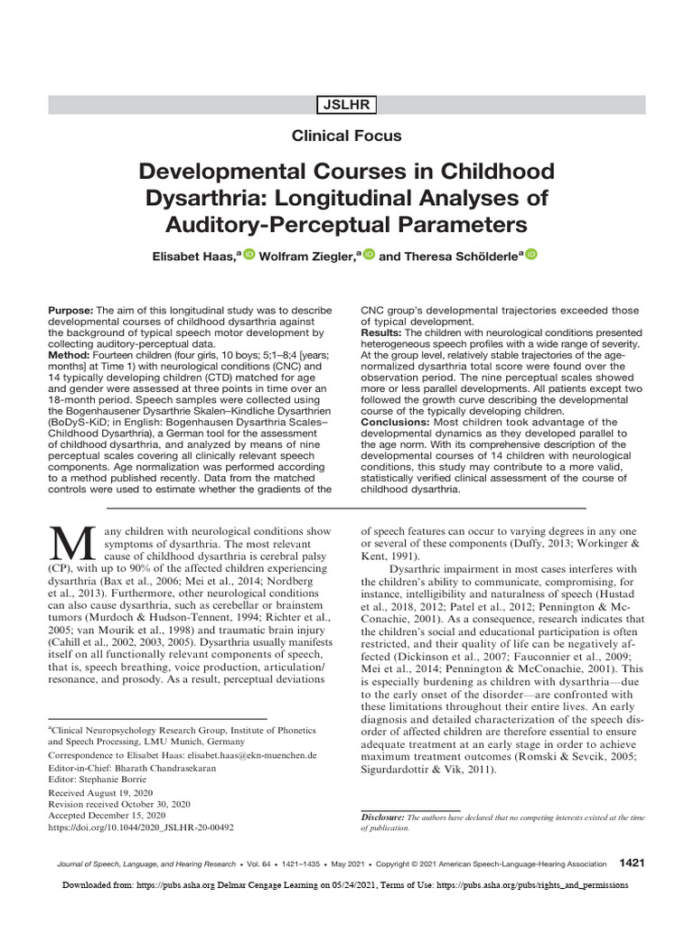 Developmental Courses in Child (9736) | PDF | Human Voice