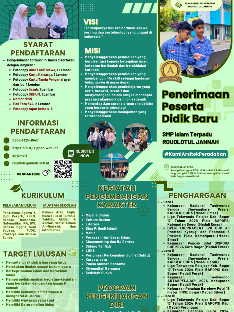 Brosur PPDB Smpit RJ 2526 | PDF