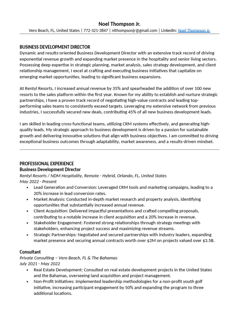 NLT_Resume_24_BDS | PDF | Marketing | Customer Relationship Management