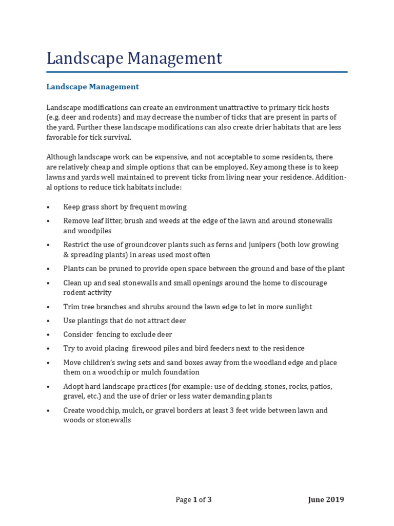 Landscape Management Handbook | PDF | Lawn