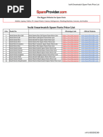 IFB Washing Machine Spare Parts Price List | PDF | Technological Change ...