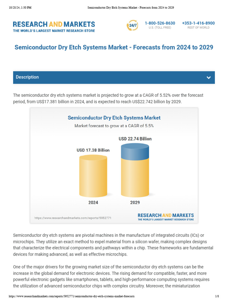 Semiconductor Dry Etch Systems Growth 2024-2029 | PDF | Integrated ...