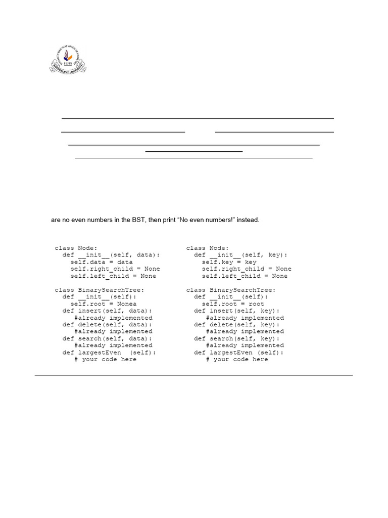 CSE203 Final 22 Autumn A | PDF | Computer Programming | Algorithms And Data Structures