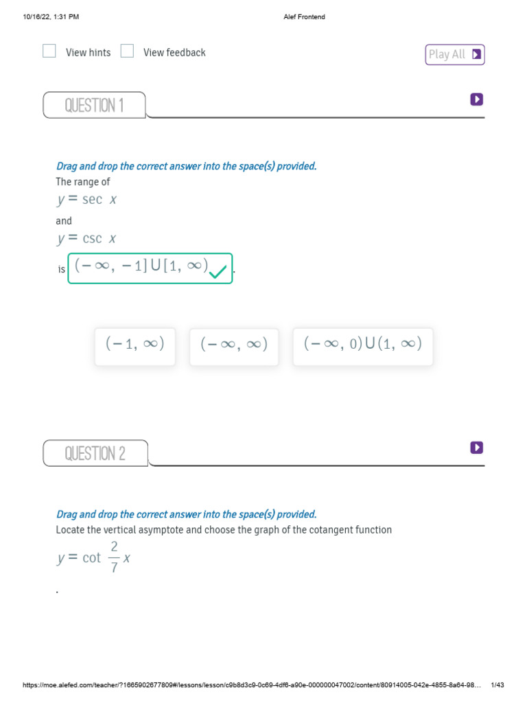 Vertical Asymptotes in Trigonometric Functions | PDF | Mathematics ...