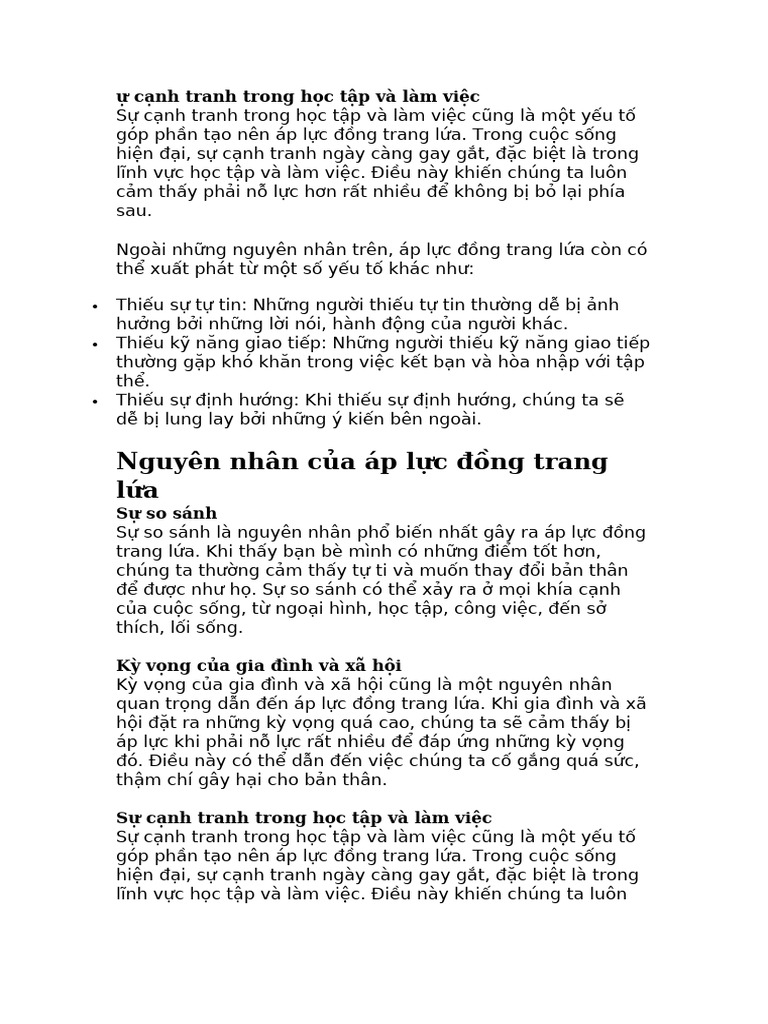 Nguyên Nhân C A Áp L C Đ NG Trang L A | PDF