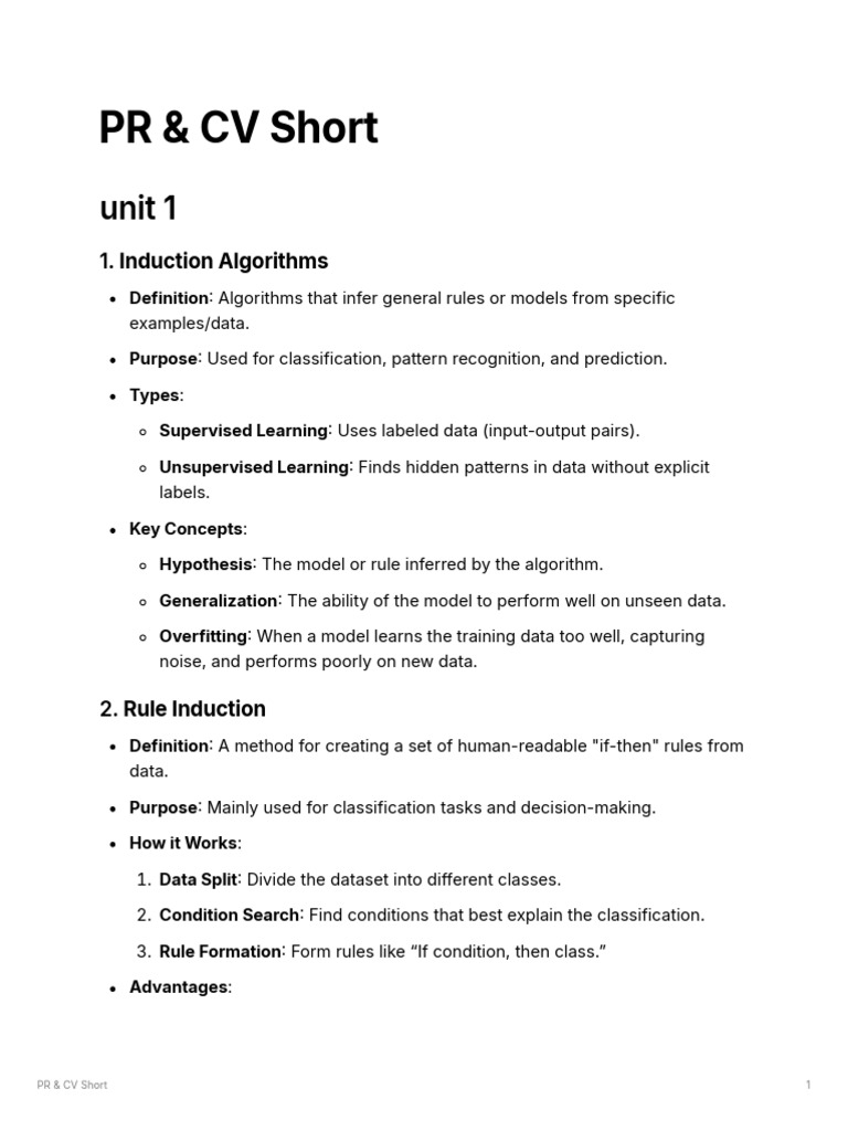 PR CV Short | PDF | Artificial Neural Network | Support Vector Machine