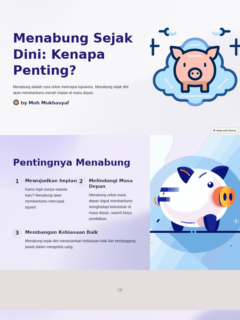 Menabung Sejak Dini Kenapa Penting | PDF