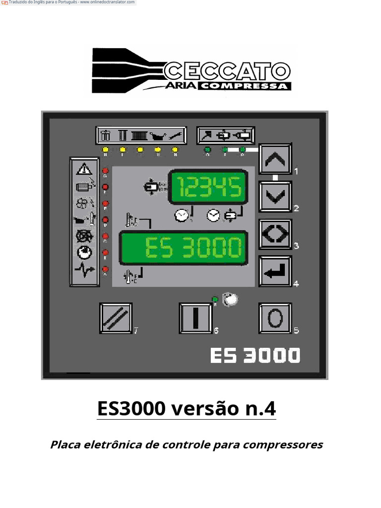 Modulo Controlador Es3000 | PDF | Motores | Temperatura
