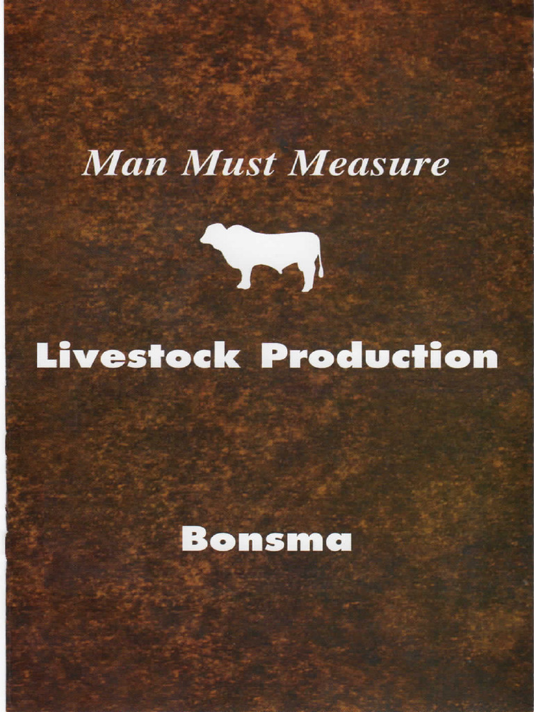 Jan Bonsma - Man Must Measure | PDF