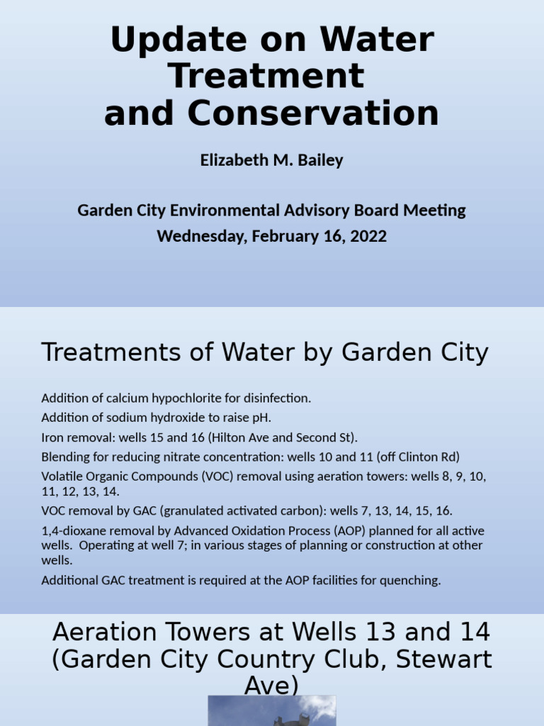 Water Treatment and Conservation | PDF | Water Management | Water