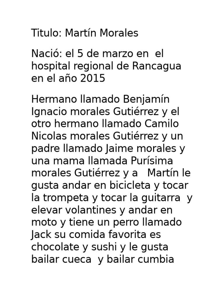 Martin Morales | PDF