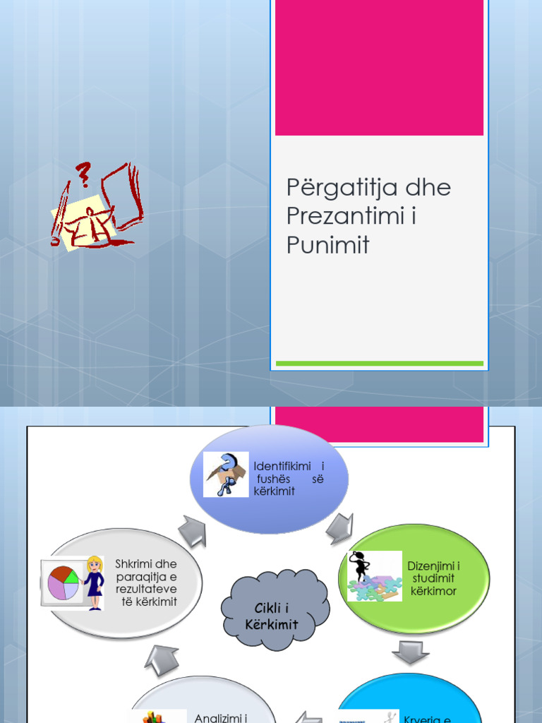 Përgatitja Dhe Prezantimi I Punimit | PDF
