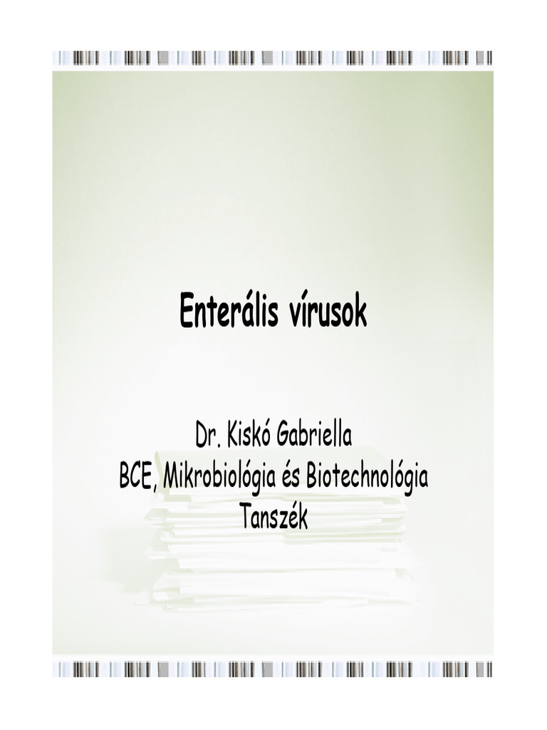 Vírusok Parazitak MSC - 2018 | PDF