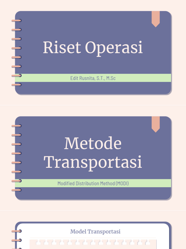 6 Riset Operasi | PDF