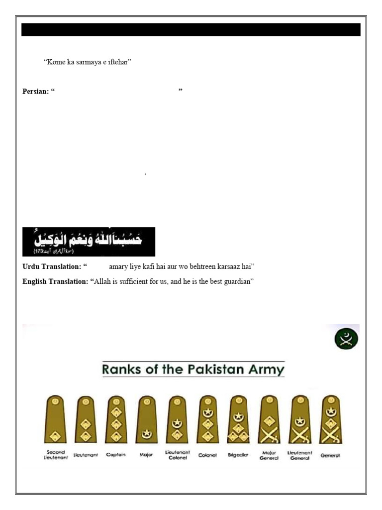 PAF Ranks and Motto Overview | PDF | Commodore (Rank) | Captain (Naval)