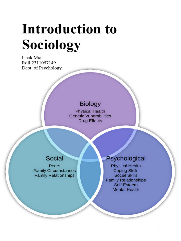 Introduction to Sociology | PDF | Sociology | Sociocultural Evolution