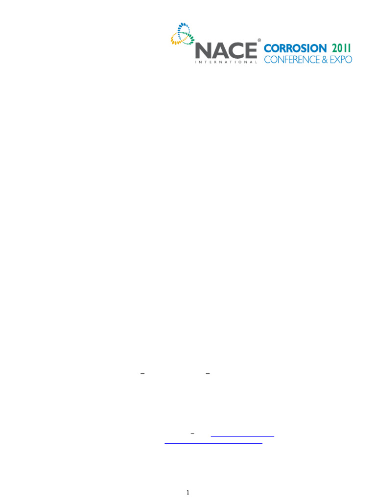 ARTICULO20Paper 11246. NACE 2011. Houston USA | PDF | Wear | Pump