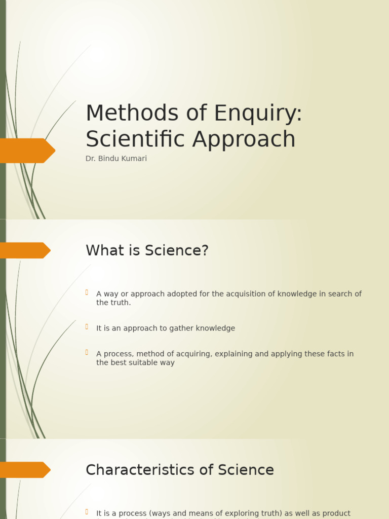 Methods of Enquiry IN SCIENTIFIC RESEARCH | PDF | Scientific Method | Hypothesis