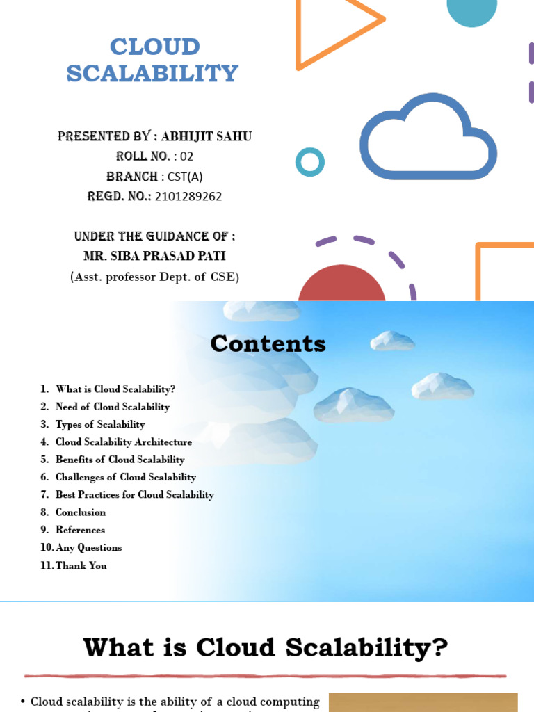 Cloud Scalability | PDF | Scalability | Cloud Computing Cloud Scalability | PDF | Scalability | Cloud Computing