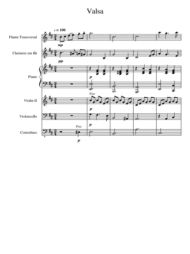 Valsa - Baile de Casamento de Diana e Leopoldina | PDF | Box Zithers | Chordophones