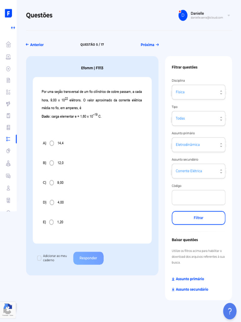 Professor Ferretto - Plataforma Do Aluno 2 | PDF | Eletromagnetismo ...