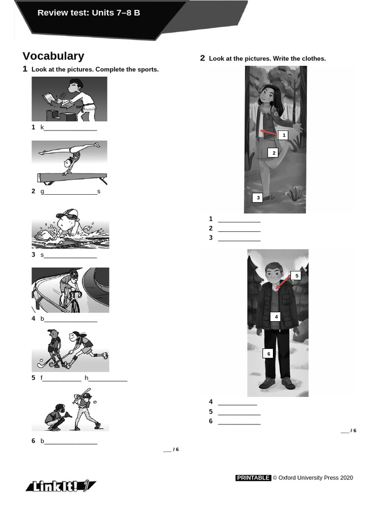 LI L1 Review Test Units 7-8 B | PDF