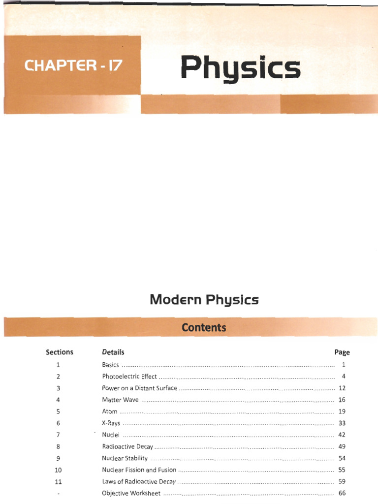 17 Modern Physics | PDF