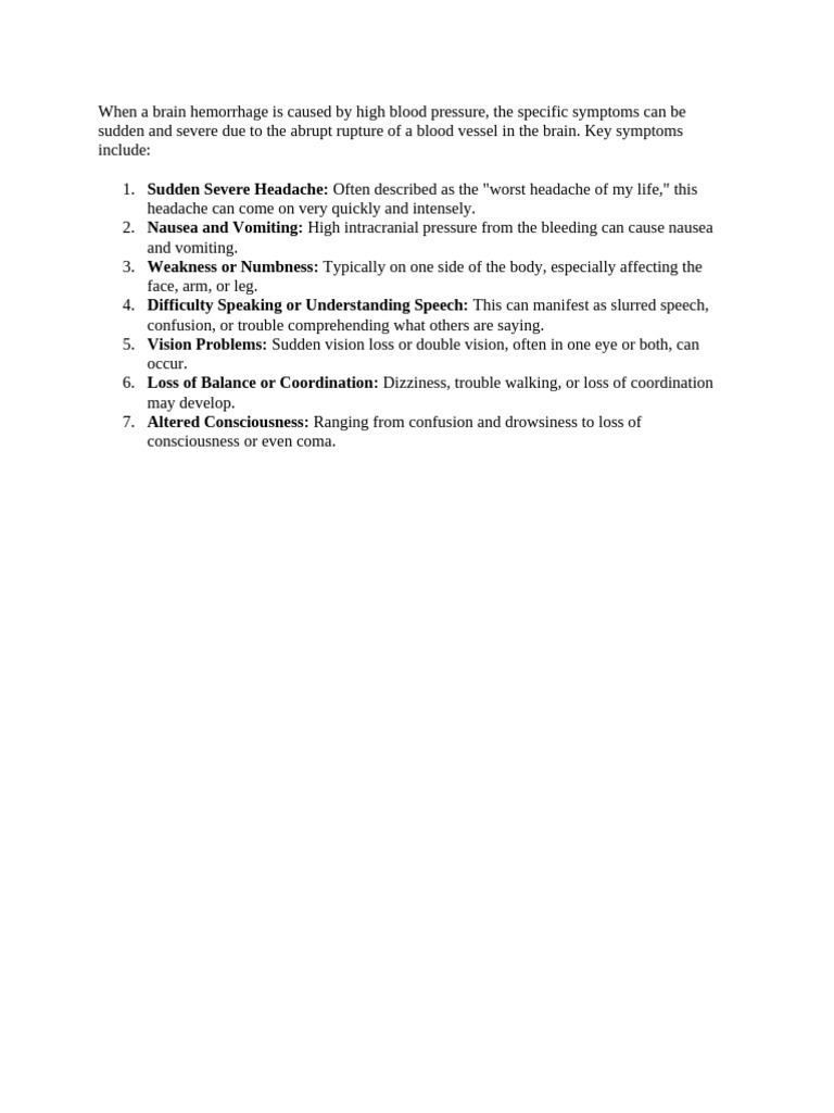 When A Brain Hemor | PDF